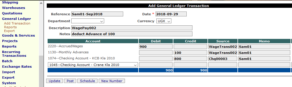 SQL-ledger Payroll | Admin42Day