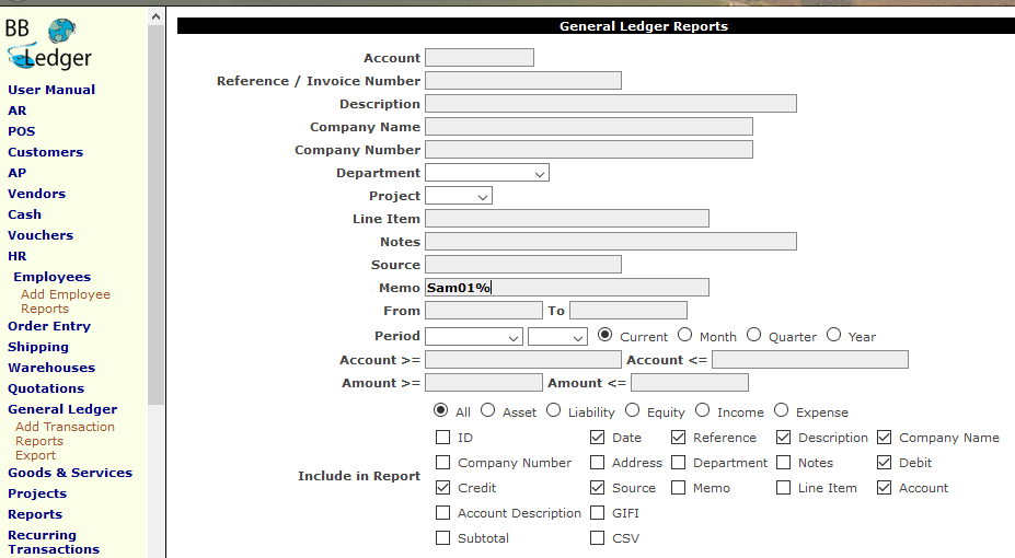SQL-ledger Payroll | Admin42Day